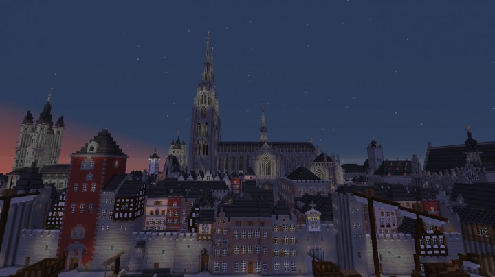 Brahms - Medieval German City Minecraft Map