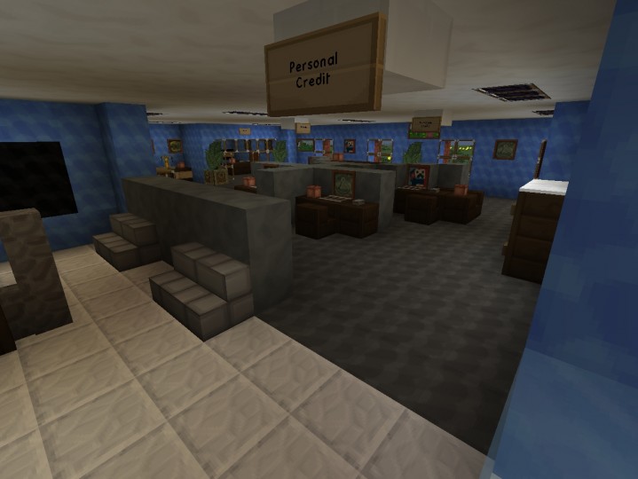 Harvest and Trustee Bank Payday 2 Minecraft Map