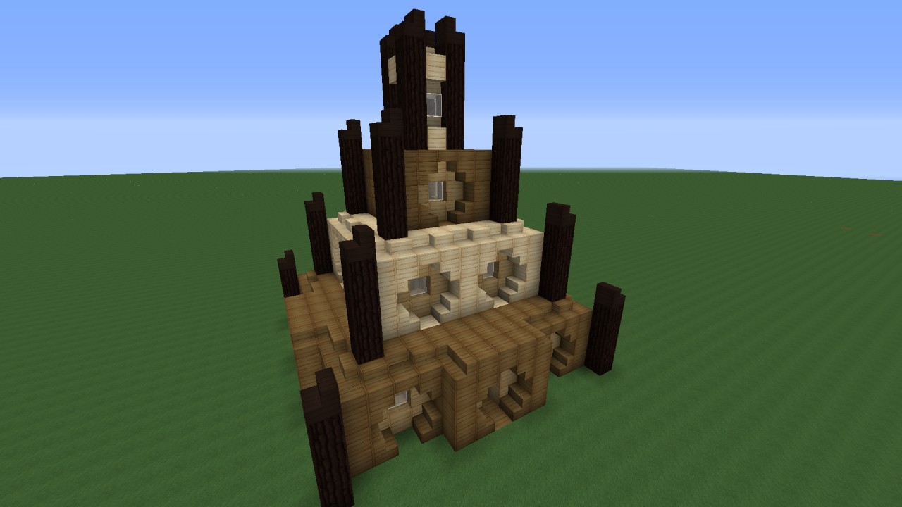 Weird Temple House Thing Minecraft Map
