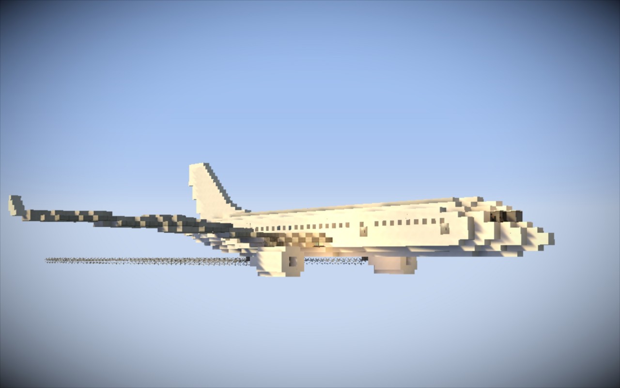 Minecraft-Boeing 787-8 Dreamliner Minecraft Map