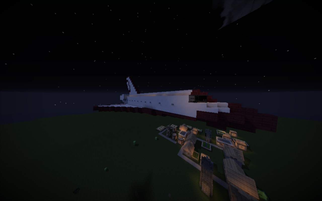 Minecraft-Space shuttle Minecraft Map