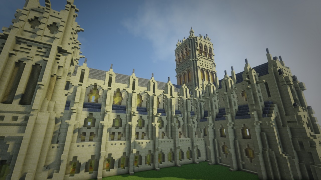 Minecraft Blueprints Cathedral