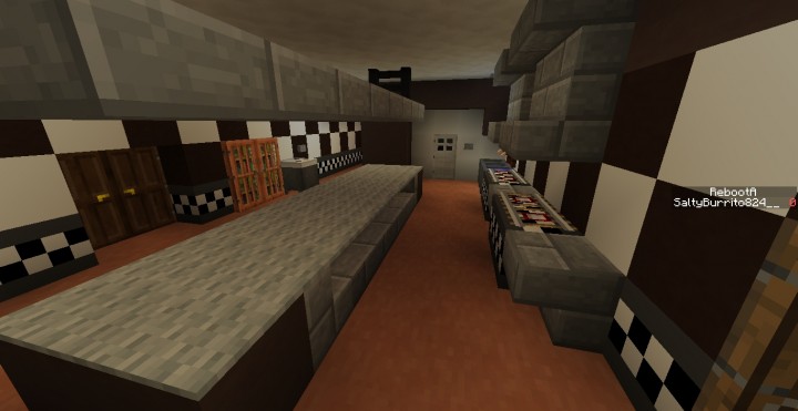 Fredbear's Family Diner-FNAF Minecraft Map