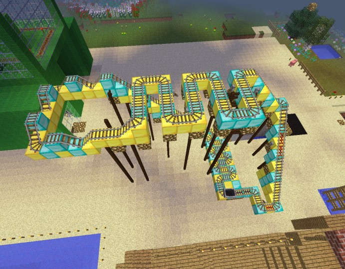 Wild Mouse Coaster Minecraft Map