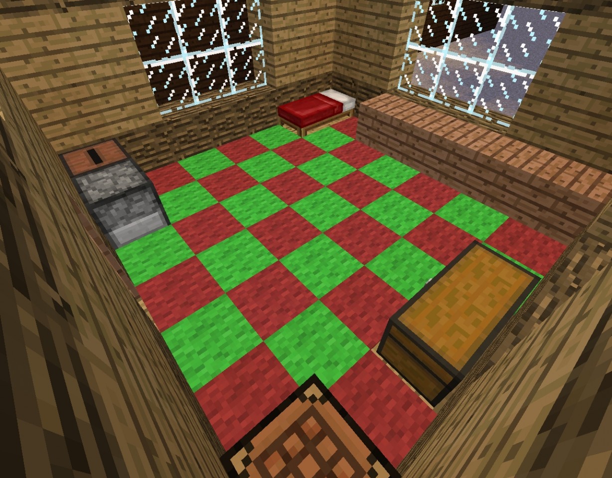 Small redstone house Minecraft Map