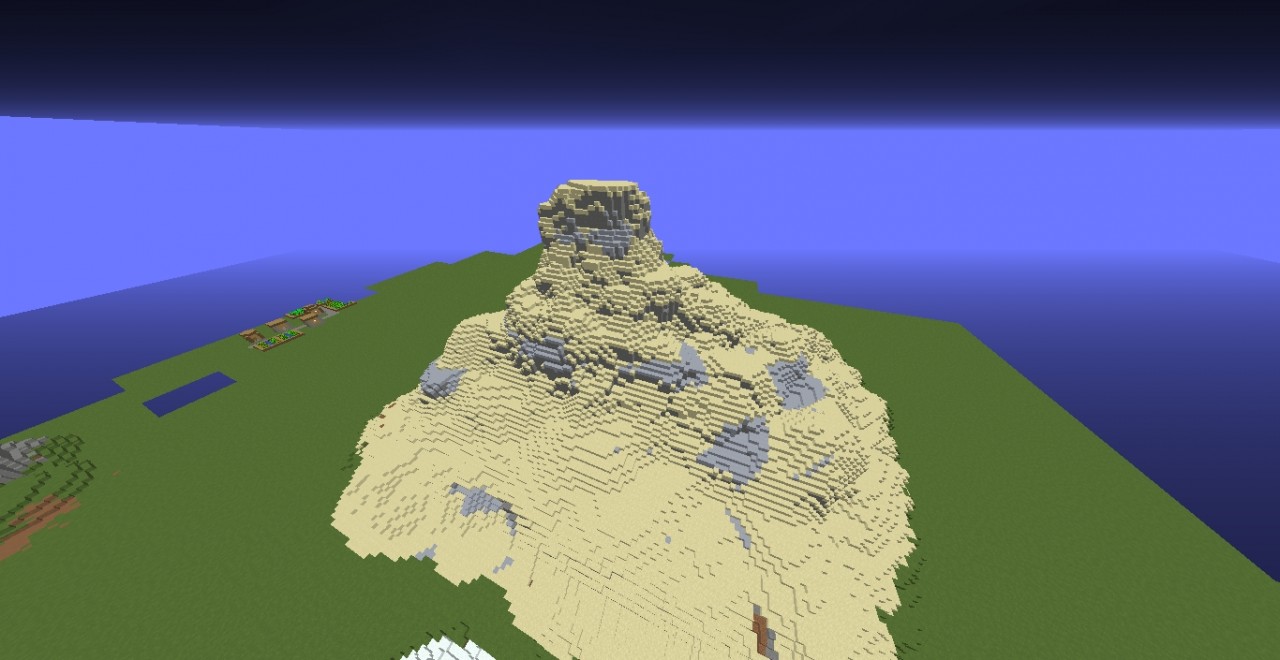 Minecraft Terraform - Sandy Mountain Minecraft Map