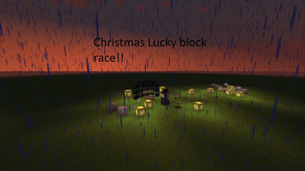 Christmas Lucky "Block" race! Minecraft Map