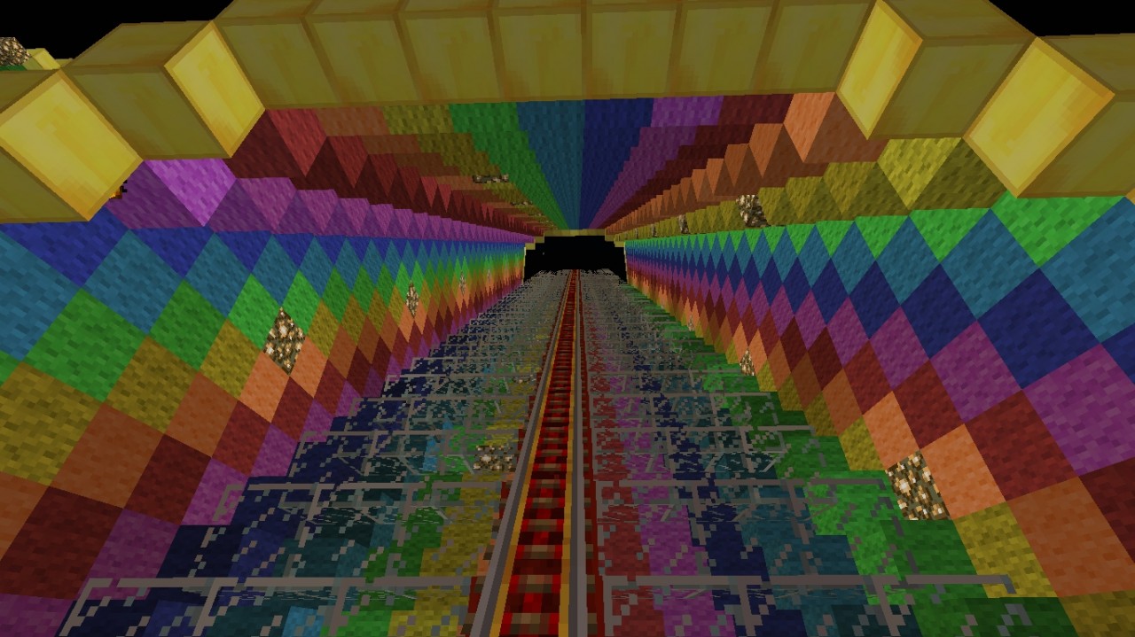 Rainbow Road Minecraft Map
