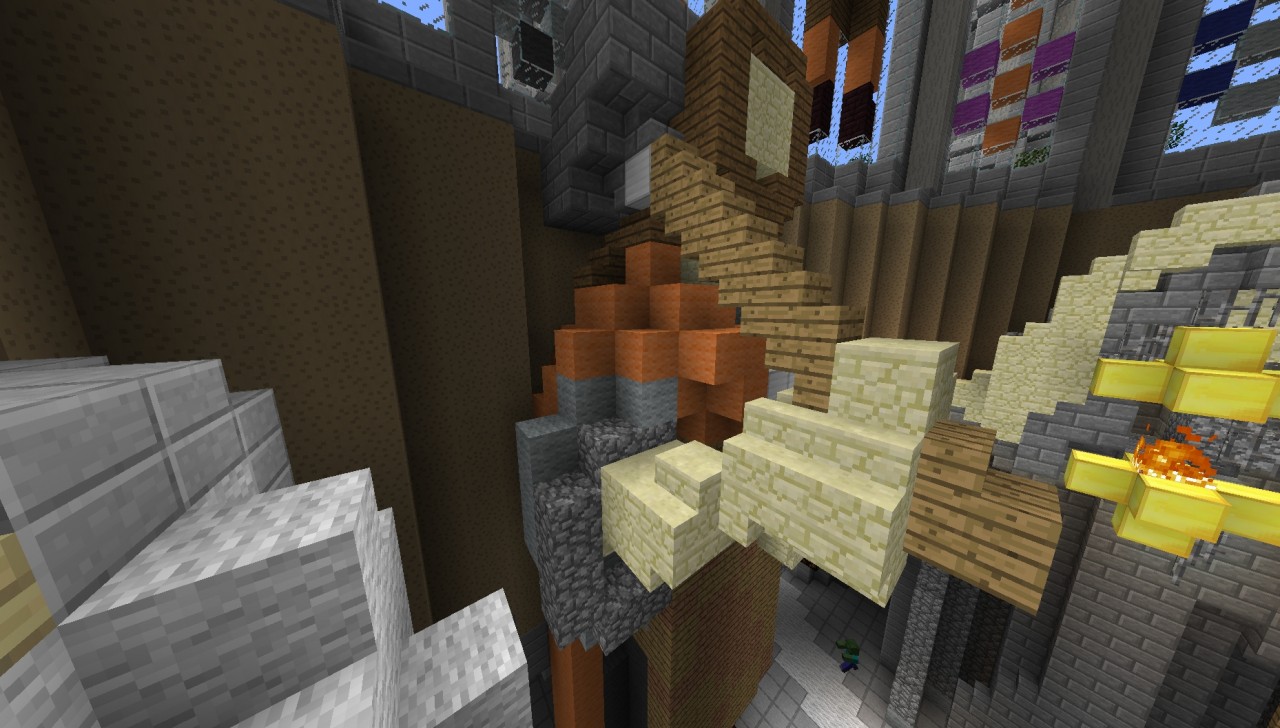 Statues - Human Form Minecraft Map