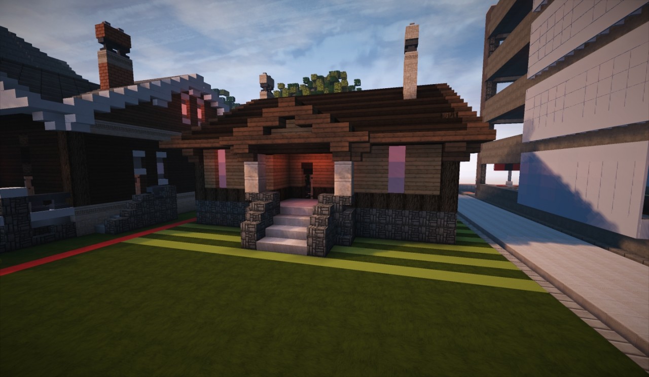 Cozy Craftsman bungalow Minecraft Map