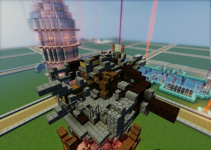 Steampunk ballista Minecraft Map