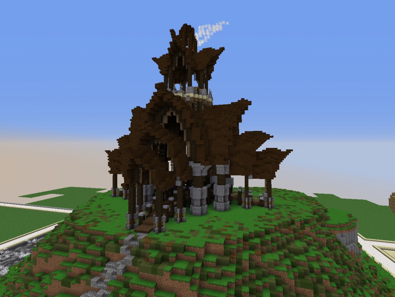 Wooden structure (Inspired by image) Minecraft Map