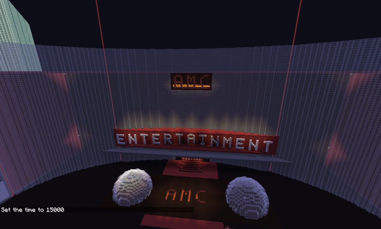 AMC Movie Theater with working theater Minecraft Project