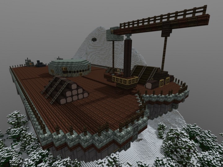 Imperial Fimbulvinter: Krampus-Class Lumber Transport Minecraft Map
