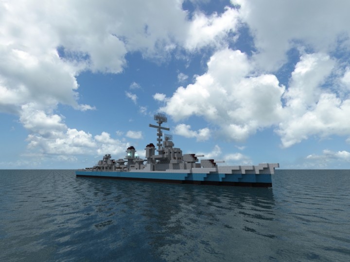 [Remake]USS-Destroyer Fletcher class Minecraft Map