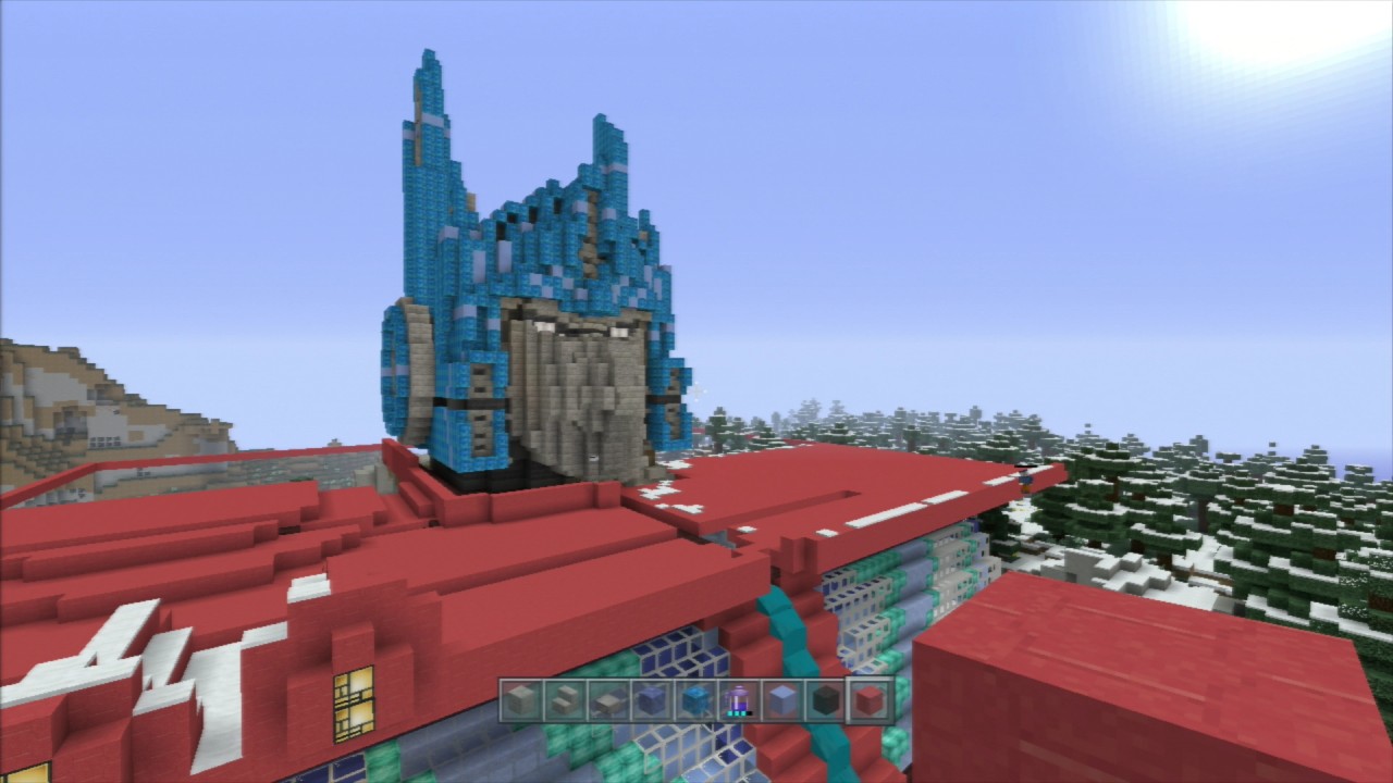 Transformers Optimus Prime Minecraft Map