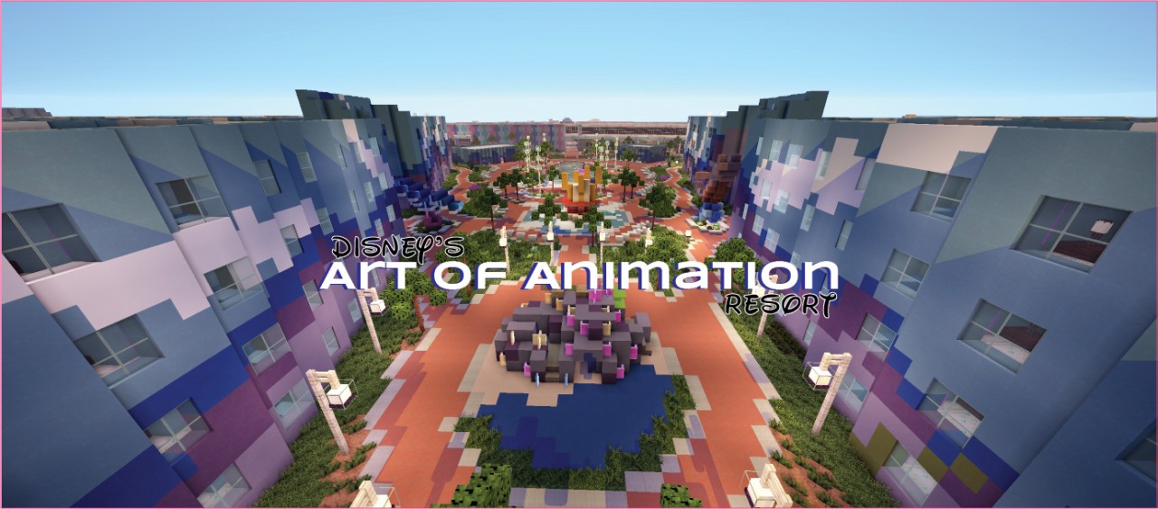 Disney's Art of Animation Resort Minecraft Map