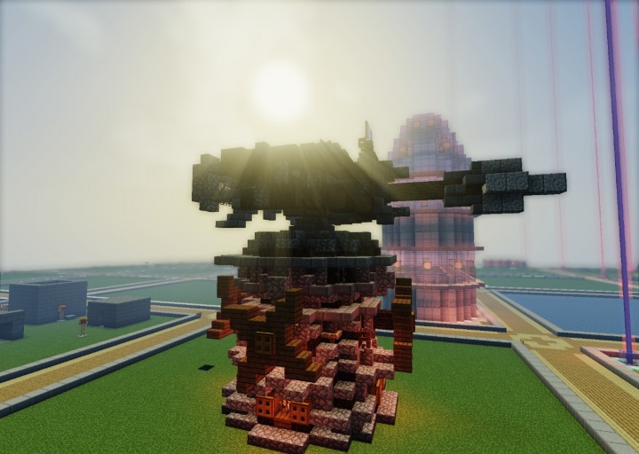 Steampunk ballista Minecraft Map