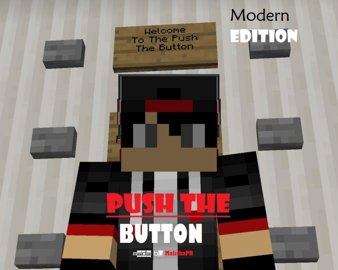 Push The Putton Puzzle Map | 1.8 Minecraft Map