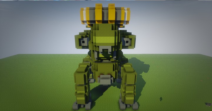 EXT-02 Super Creeper Titan Mecha Minecraft Map