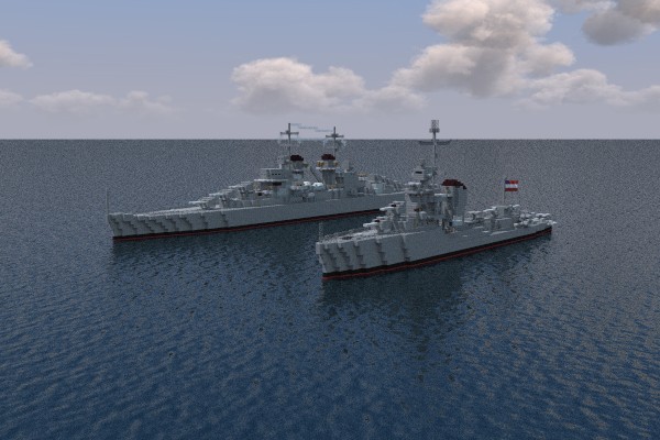USN DD Sims Class Minecraft Map