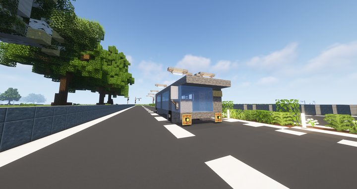 Simple Bus Design Minecraft Map