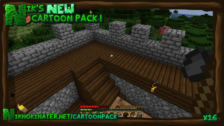 Nik's New Cartoon Pack! [x128, x64, x32, x16] Minecraft Texture Pack