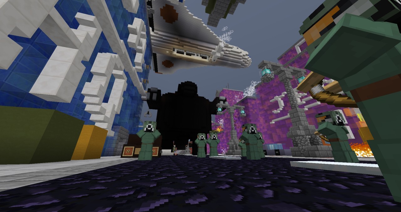 Burning Mobzilla by SePhiom Minecraft Map