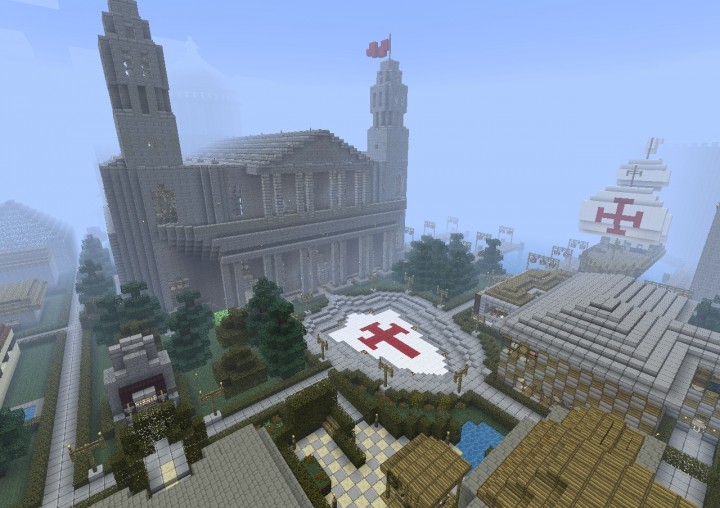 Cathedral of the Templar Order Minecraft Map