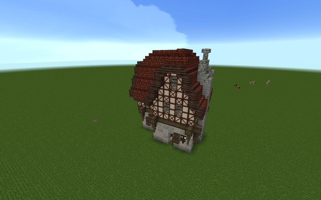 German-based Medieval House Minecraft Map