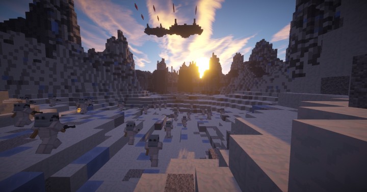Battle of Hoth Minecraft Map