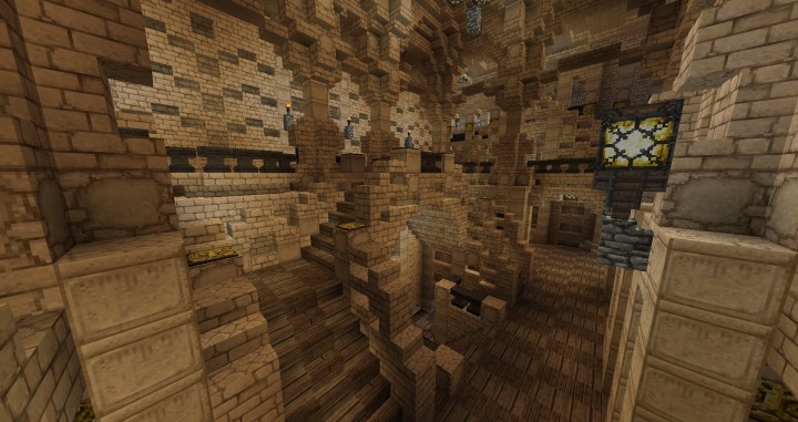 Baroque-style Opera Minecraft Map