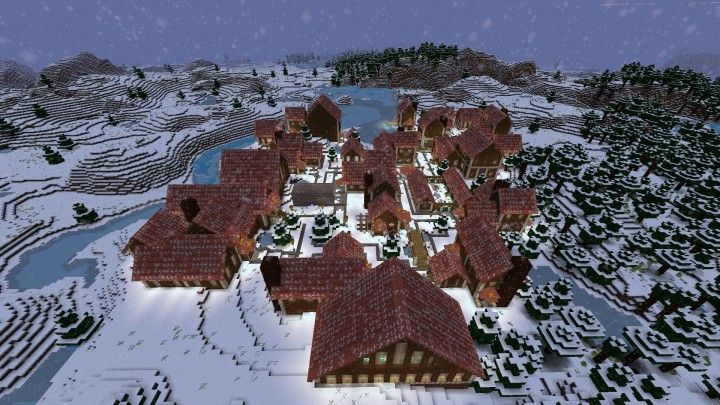 Snapshot Christmas Minecraft Map