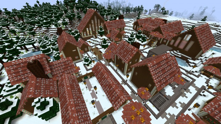 Snapshot Christmas Minecraft Map