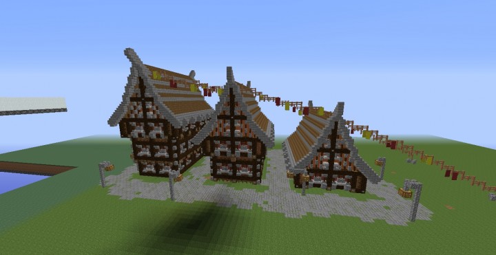Asian Village Concept Minecraft Map