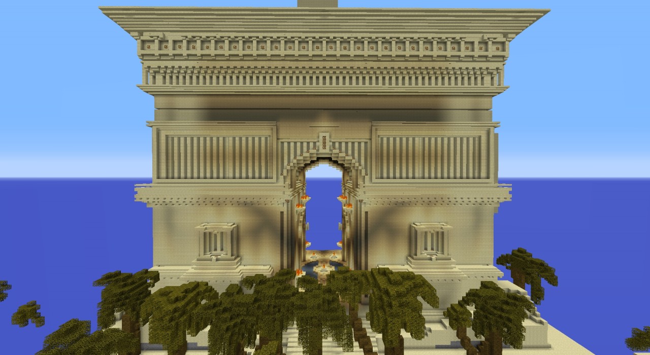 Desert City Gate (W/ Schematic download) Minecraft Map