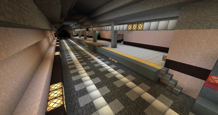 Subway - Timesplitters: Future Perfect Recreation Minecraft Map