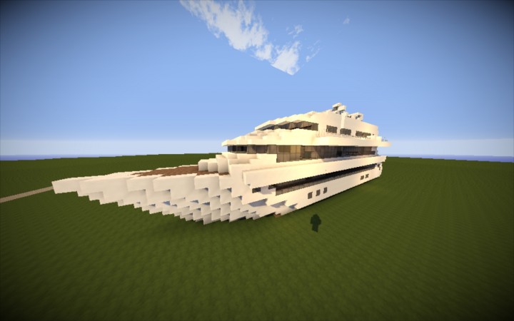 Minecraft-Big Yacht Minecraft Map