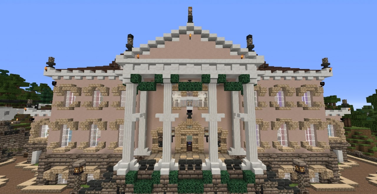 Neoclassical Mansion Minecraft Map