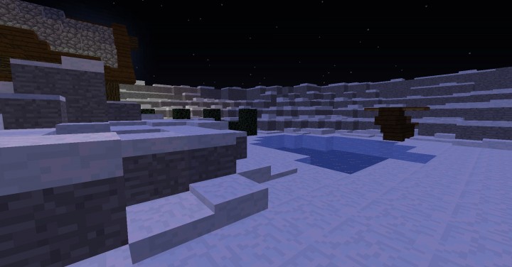 Winter Scene Set for Upcoming Animation Minecraft Project