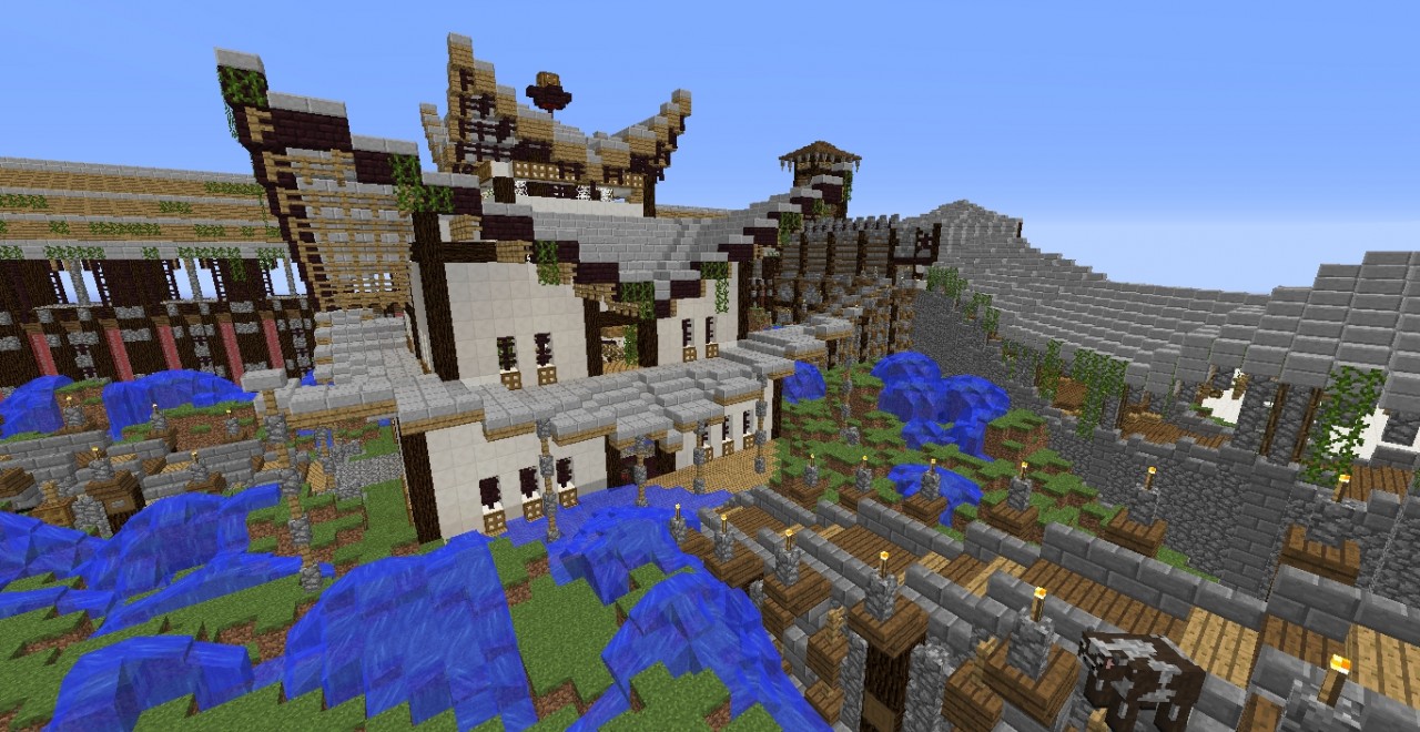 Asian Style Castle Minecraft Map