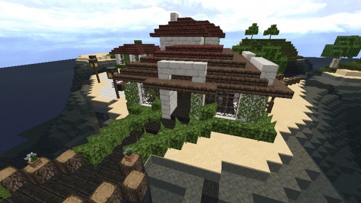 Tuscan Styled Modern Mansion Minecraft Map