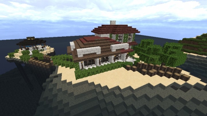 Tuscan Styled Modern Mansion Minecraft Map