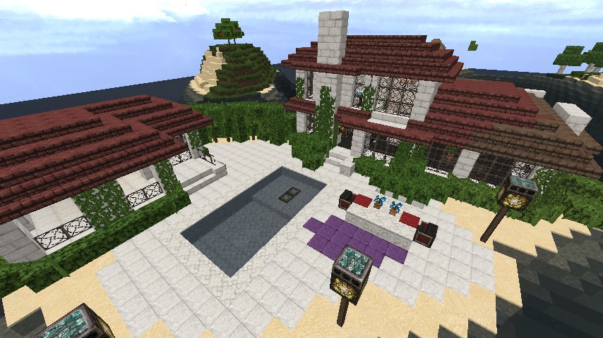 Tuscan Styled Modern Mansion Minecraft Map