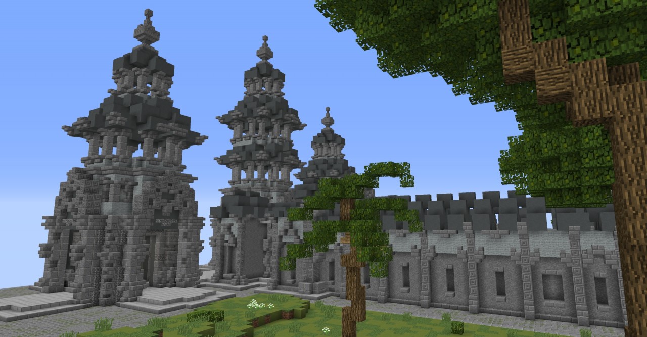 ♥ Angkor Wat Inspired Temple ♥ Minecraft Map