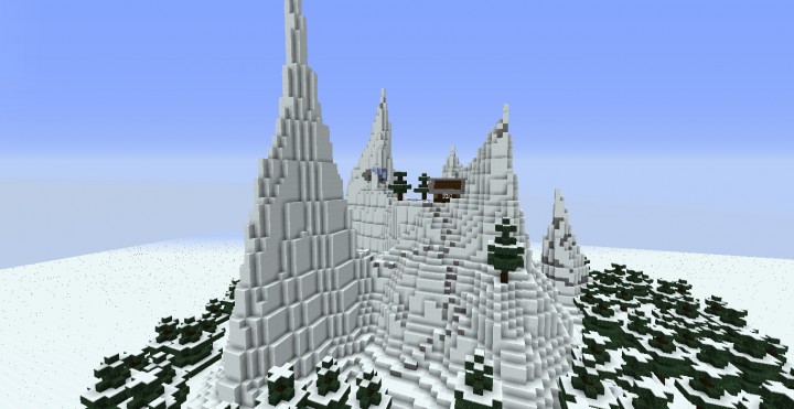 ~Entrancing Snowfall~ [Solo Build Landscape] Minecraft Map