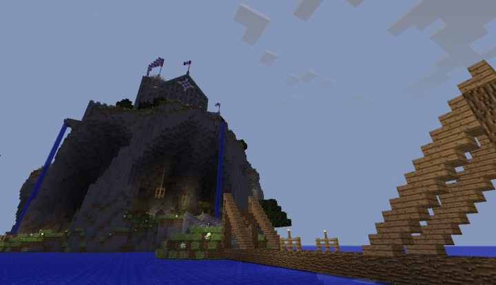 Clifftop Castle Minecraft Map