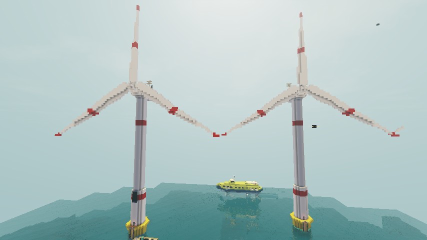 Electric Windmill Farm In Ocean Prodcuing Green Energy [+DOWNLOAD ...