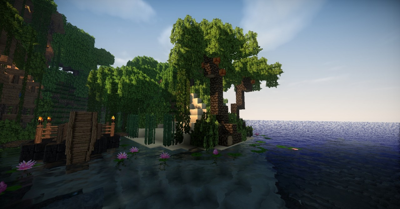 Overgrown Pirate Island Minecraft Map