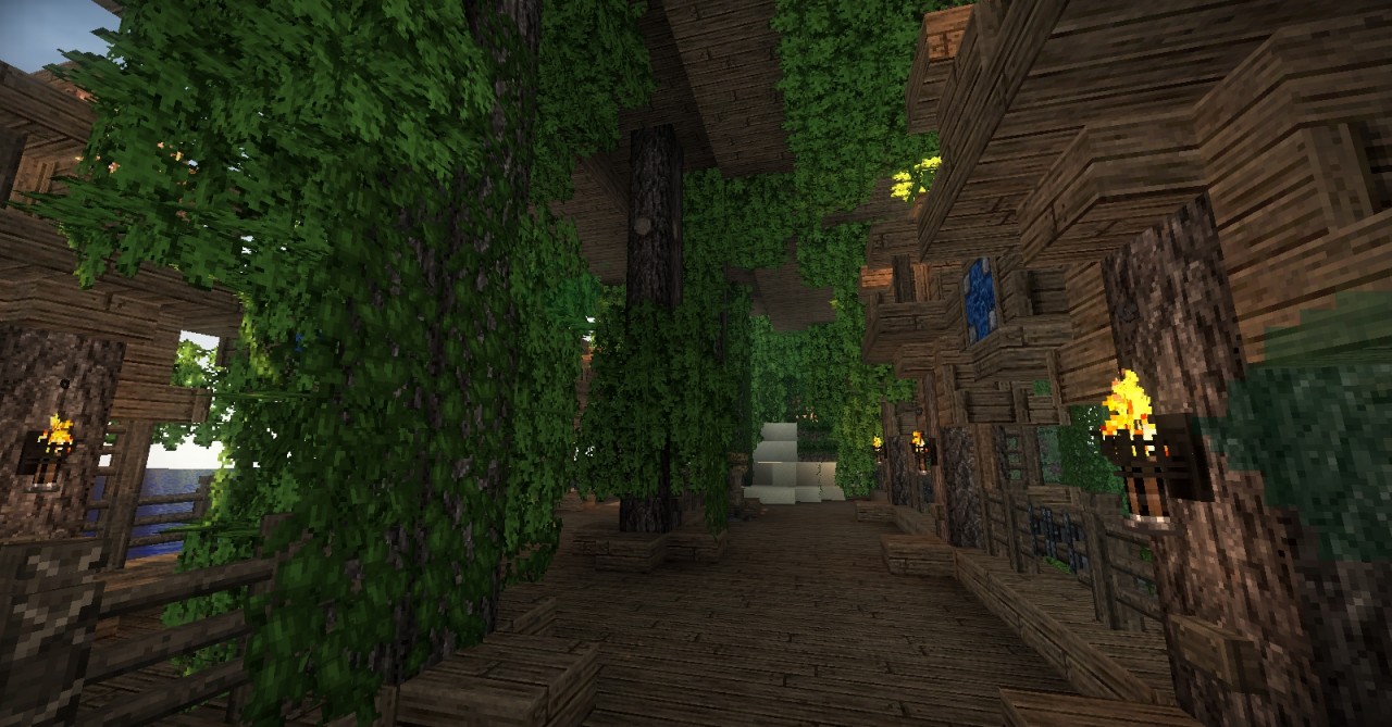 Overgrown Pirate Island Minecraft Map